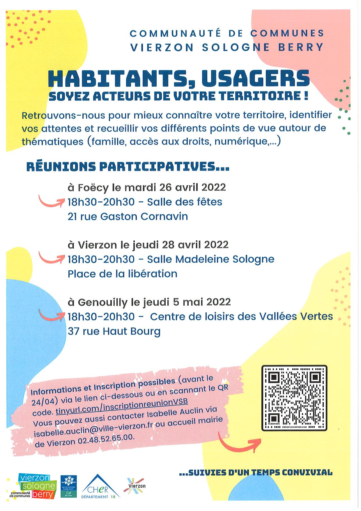 Réunions participatives – Le village de VOUZERON